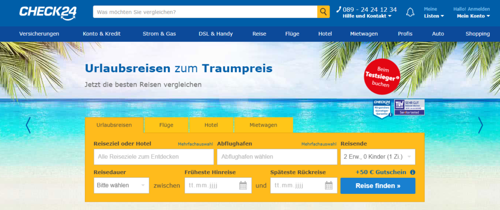 Check24 Gutschein 20 Euro