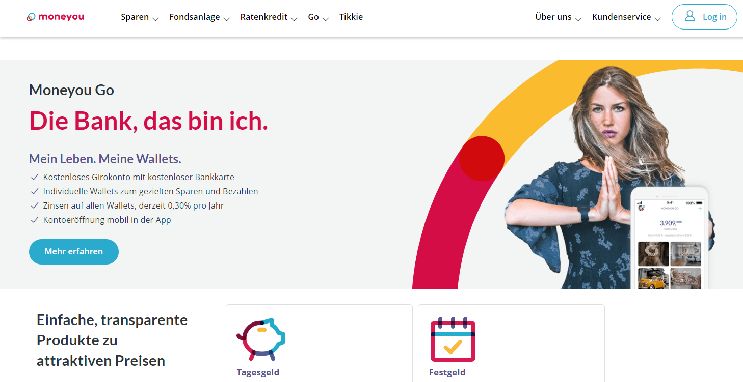 Moneyou Go - die praktische Spar-App für jedermann | Unideal.de